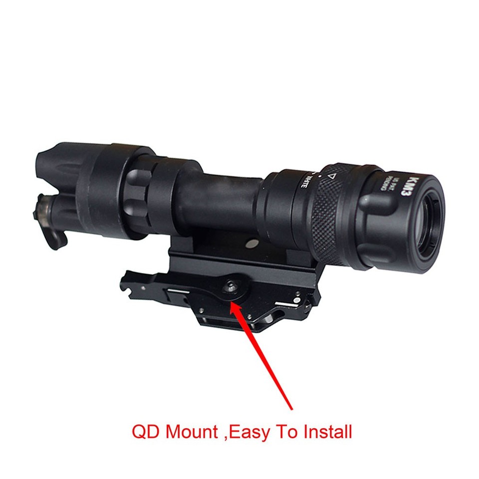 M952V IR Weapon Light Infrared Flashlight with KM3 LED Head+ Pressure ...