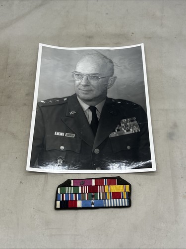 WW2 / Korean War US Army Generals Ribbon Bar / Photo Named (AA875 | eBay