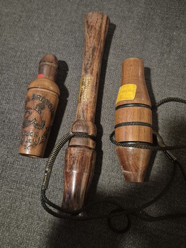 Vintage RON WIENEKE'S GANDER LAND'R WOODS CALL 9 1/8" CANADIAN GOOSE ...