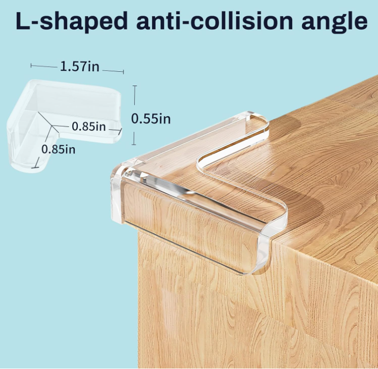 Baby Proofing Corner Protector Guard,12 Pack Table Corner Protectors ...