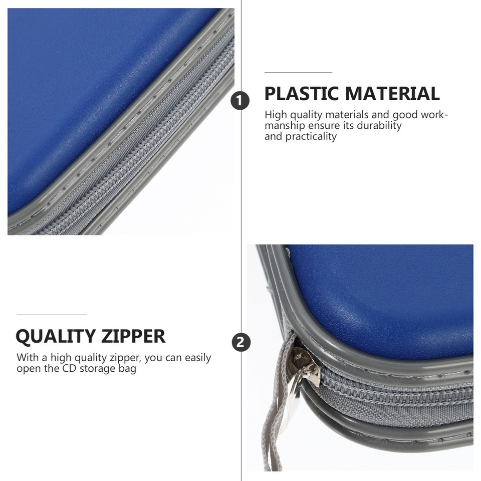 CD Case Travel Shopping Dvd Holder Compact Disc Cases Storage Organizer ...