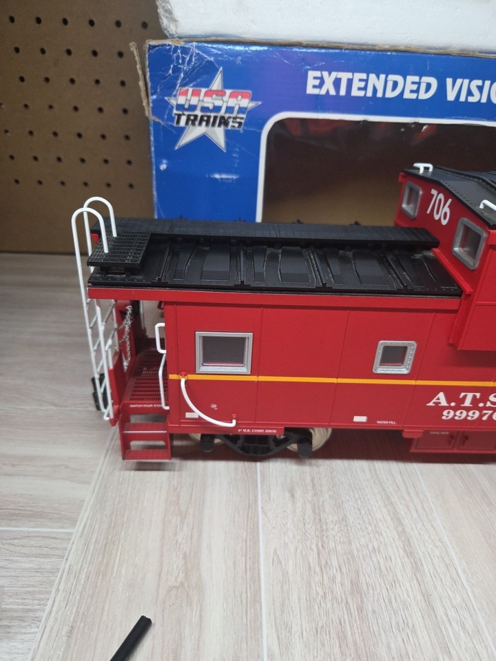 USA Trains R12101 Santa Fe Extended Vision Caboose Read Description | eBay
