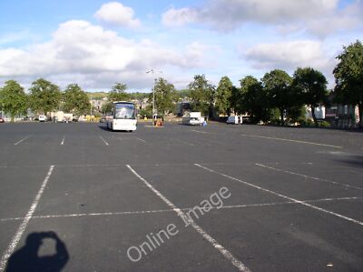 Photo 6x4 Car Park Hawick Town centre car park used on market day ...