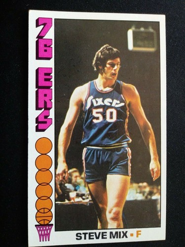 1976-77 Topps Basketball Card # 21 Steve Mix - Philadelphia 76er's | eBay