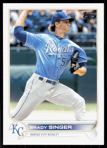 2022 Topps 313 Brady Singer Kansas City Royals | eBay