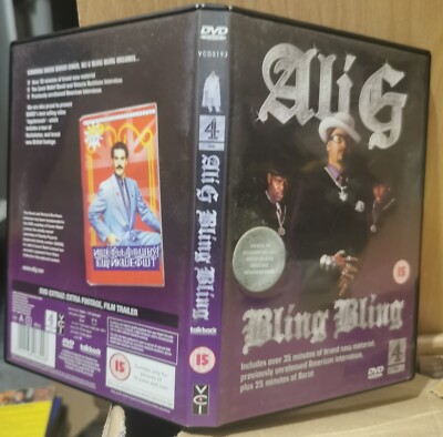 Ali G: Bling Bling Comedy DVD Sacha Baron Cohen, Bobin (DIR ...