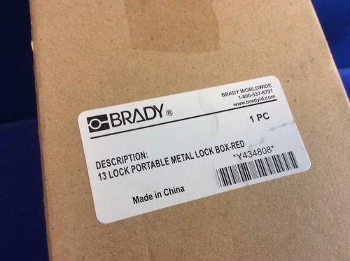 BRADY 65699 PORTABLE METAL LOCK BOX | eBay