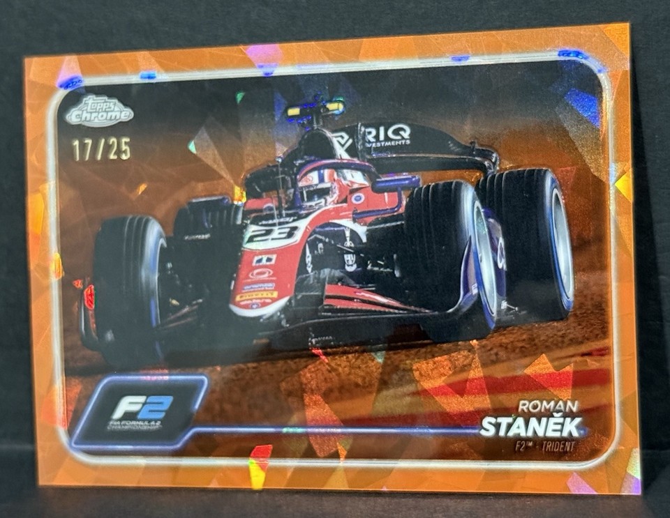 2024 Topps Chrome Sapphire Formula 1 F1 #110 Roman Stanek Orange ...