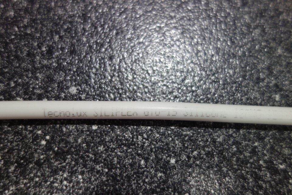 NEON GTO WIRE, WHITE High Voltage SILICONE Cable for Neon Transformer ...