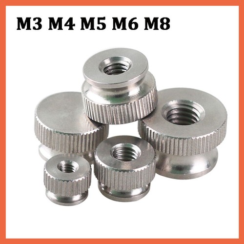 Knurled Thumb Nuts Stainless Steel High Step Hand Grip Knobs Nut M3 M4 ...