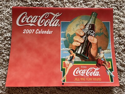 COCA COLA Enjoy Coke All The Year Round 2007 Calendar New Old Stock | eBay