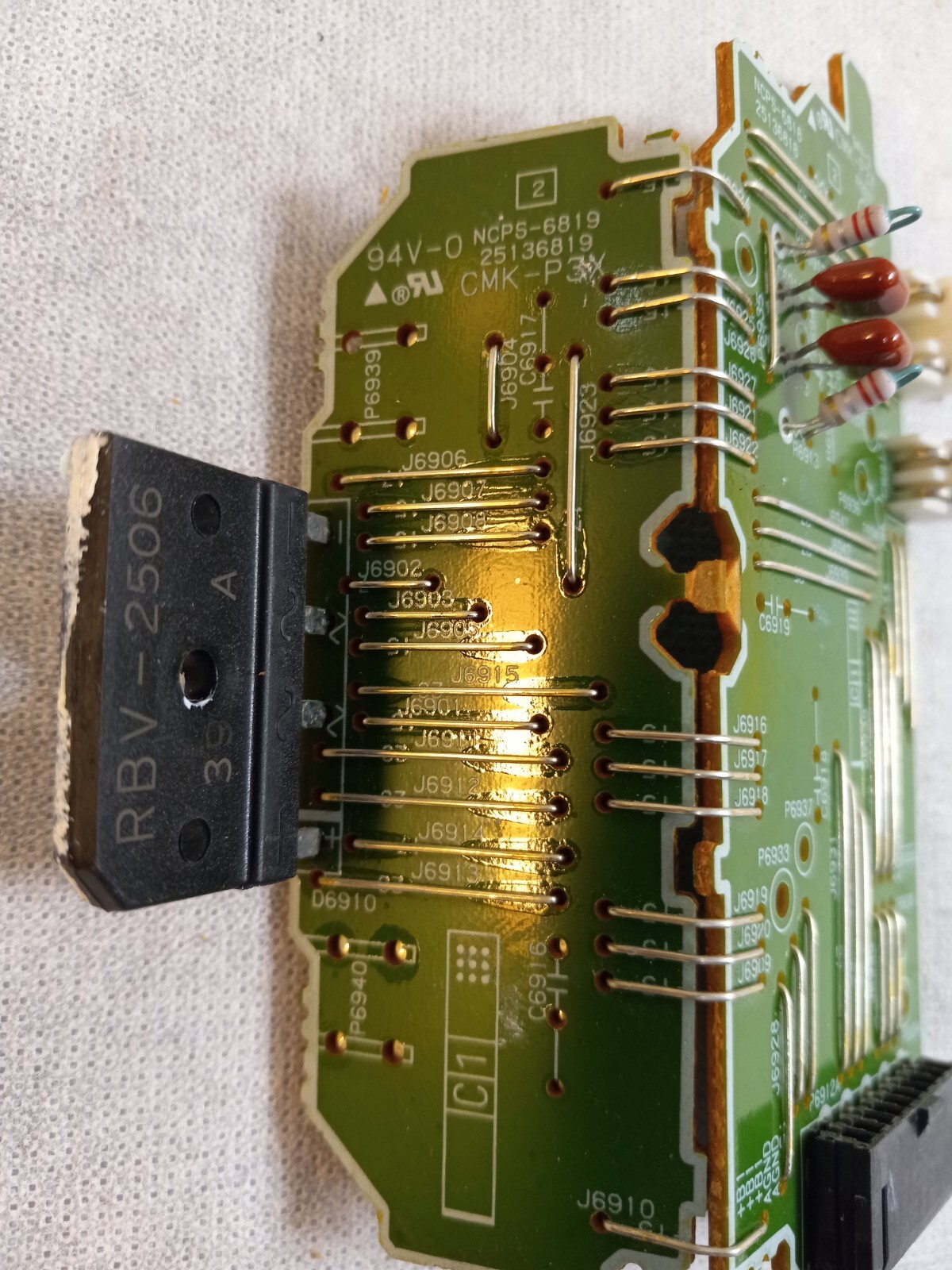 ONKYO TX-DS989 ver2 AV Receiver BRIDGE CIRCUIT PCB BOARD NCPS-6818 | eBay