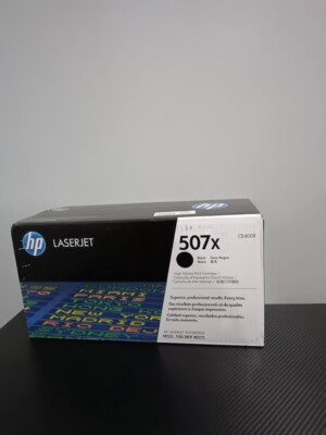 HP CE400X 507X Black Toner Cartridge 884962554562| eBay