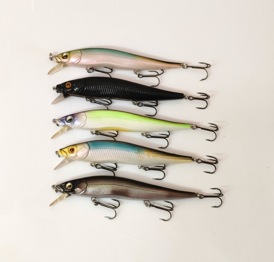 (5) Rick Clunn RC STX Jerkbait Fishing Lures Lot of 5 | eBay