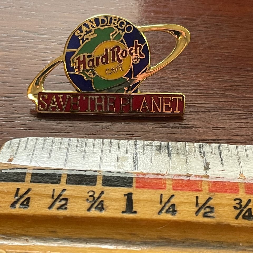 Hard Rock Cafe San Diego Save the Planet Globe Logo Pin | eBay
