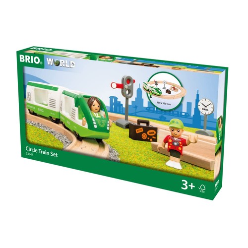 BRIO (Brio World) Train Starter Set Wooden Rail Train Steam Train 33847 ...