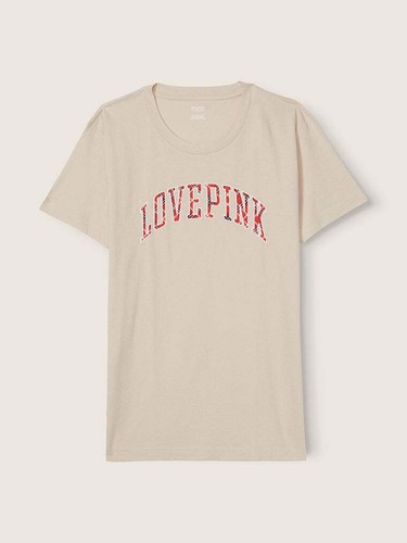 Victoria's Secret PINK CAMPUS / RINGER / HENLEY SHORT SLEEVE T-SHIRT XS ...