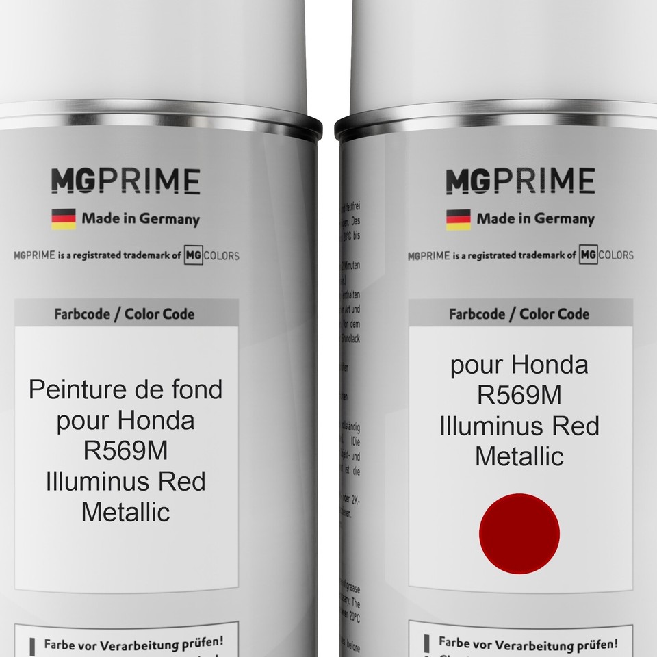 Peinture voiture kit bombe aérosol pour Honda R569M Illuminus Red ...