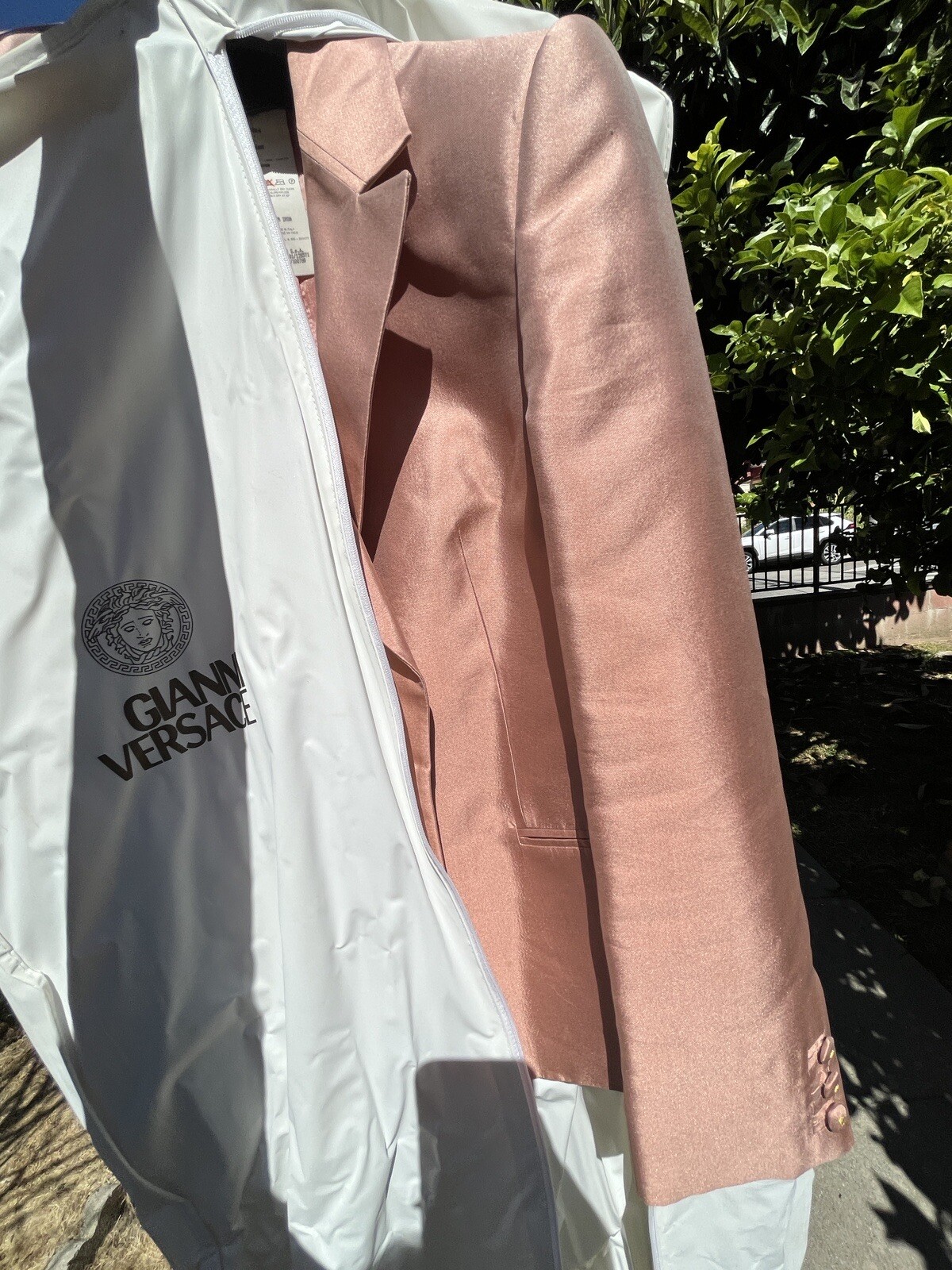 RARE Vintage Versace Fall 2000 Ready-to-Wear Silk Suit w ORIGINAL ...