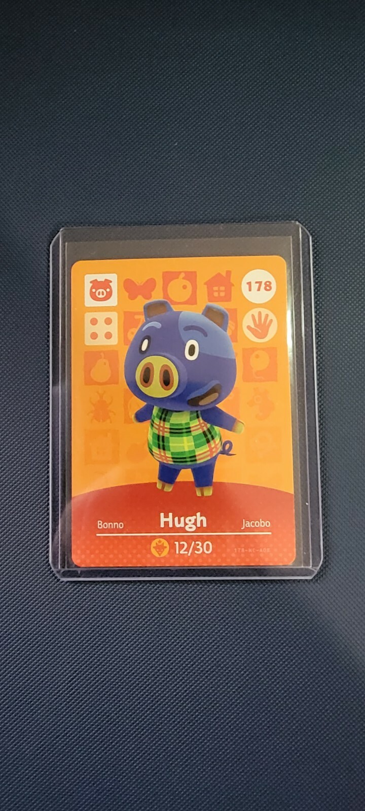 Hugh #178 Animal Crossing Amiibo Card Series 2 NEVER SCANNED | eBay