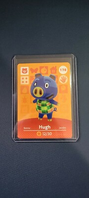 Hugh #178 Animal Crossing Amiibo Card Series 2 NEVER SCANNED | eBay