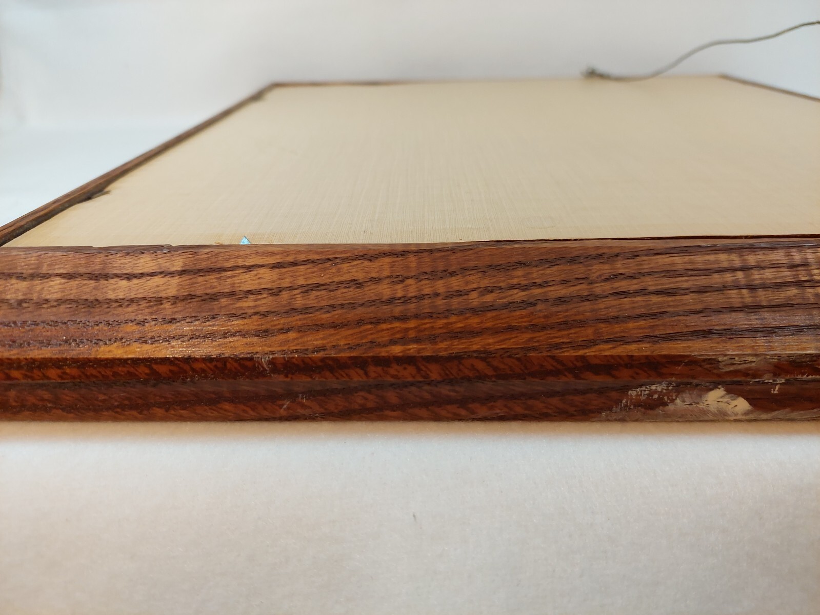 Warren Boucher New England Covered Bridges on Burlap in Oak Wood Frame ...