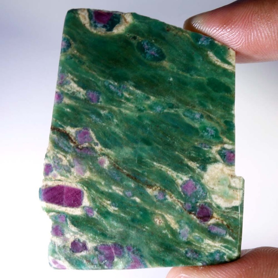 Ruby Fuchsite Natural Rock Slab Polished Rough Specimen For Cabbing ...