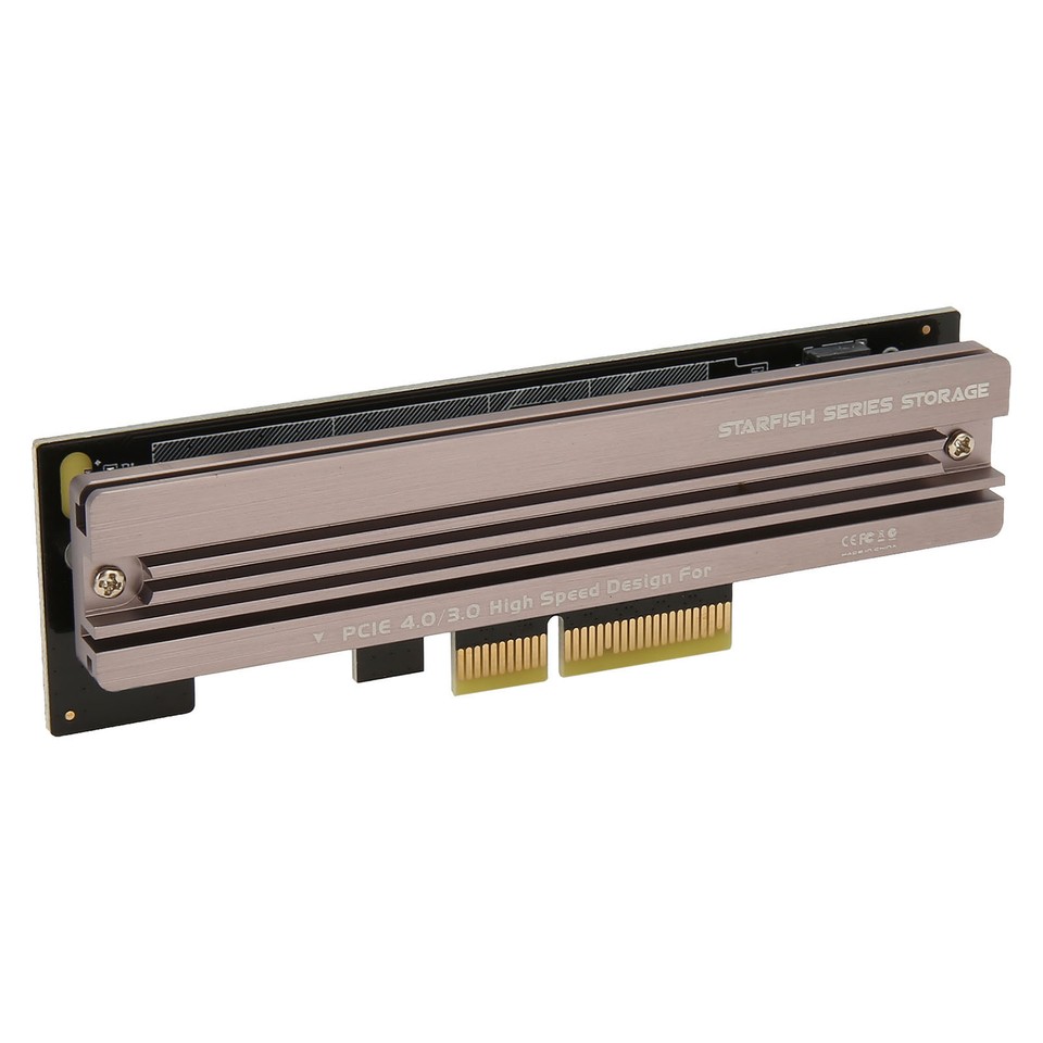 M.2 NVMe SSD To PCIE 4.0 Adapter Card 64Gbps Support X4 X8 X16 Slot SSD ...