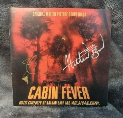 *SIGNED* 'Cabin Fever' Eli Roth & Nathan Barr [CD BOOKLET ONLY] (2002 ...
