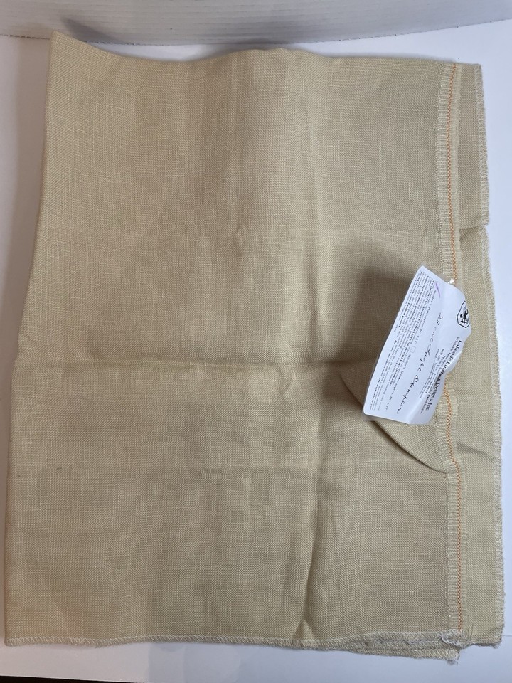 Lakeside Linens 28 c Cross Stitch Linen Fabric ~ LIGHT EXEMPLAR ~ Half ...