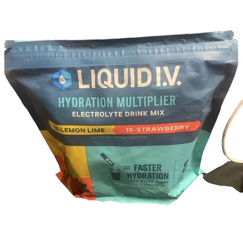 Liquid IV Hydration Multiplier Drink 30 Stick Packs Lemon Lime and ...