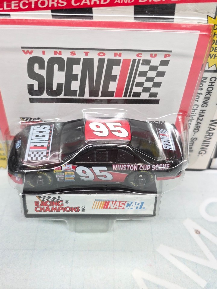 1:64 #95 2 CARS WINSTON CUP SCENE / ILLUSTRATED FORD & CHEVY CHAMPIONS ...