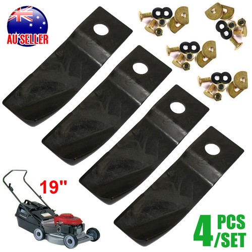 19" Blades Bolts&Nuts For Honda HRU19R HRU19D HRU194/195/196/197 Lawn ...