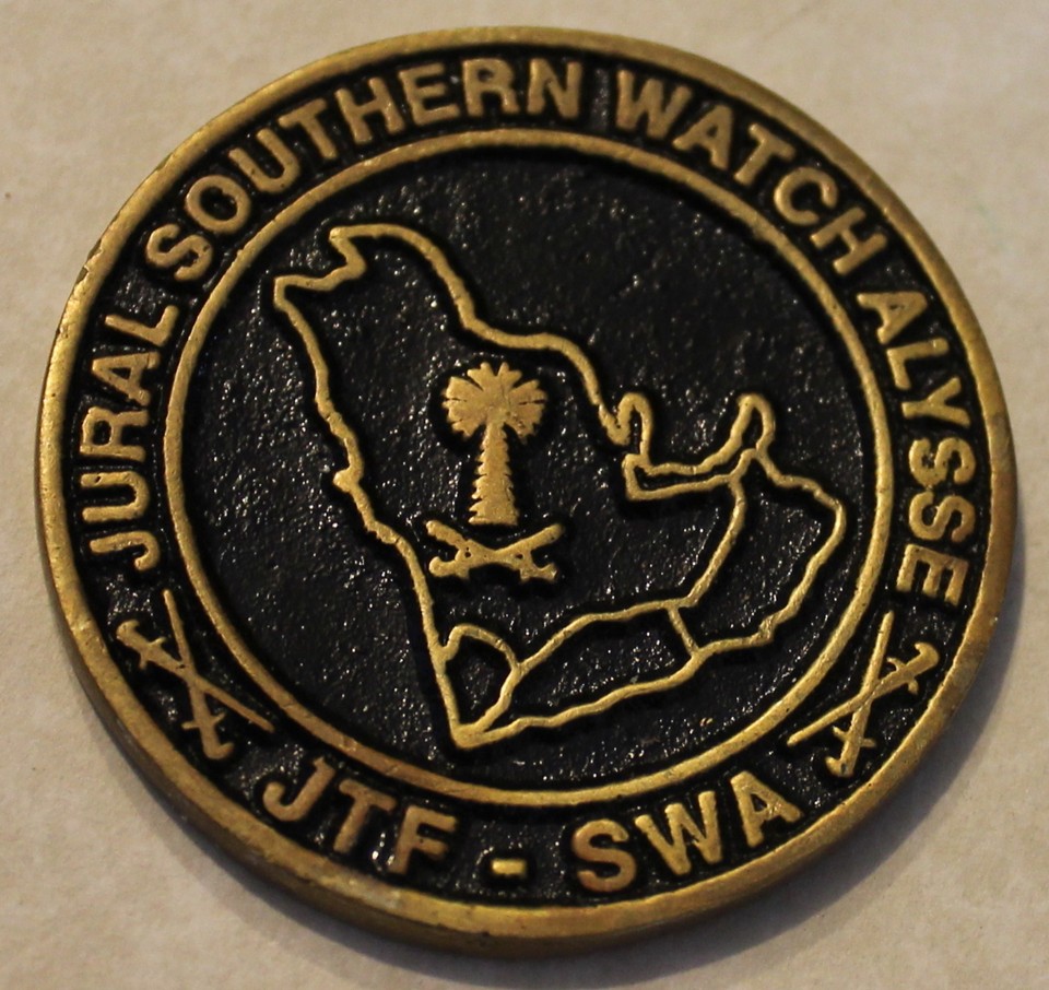 Operation SOUTHERN WATCH Alysee JTF-SWA Serial #746 Air Force Challenge ...