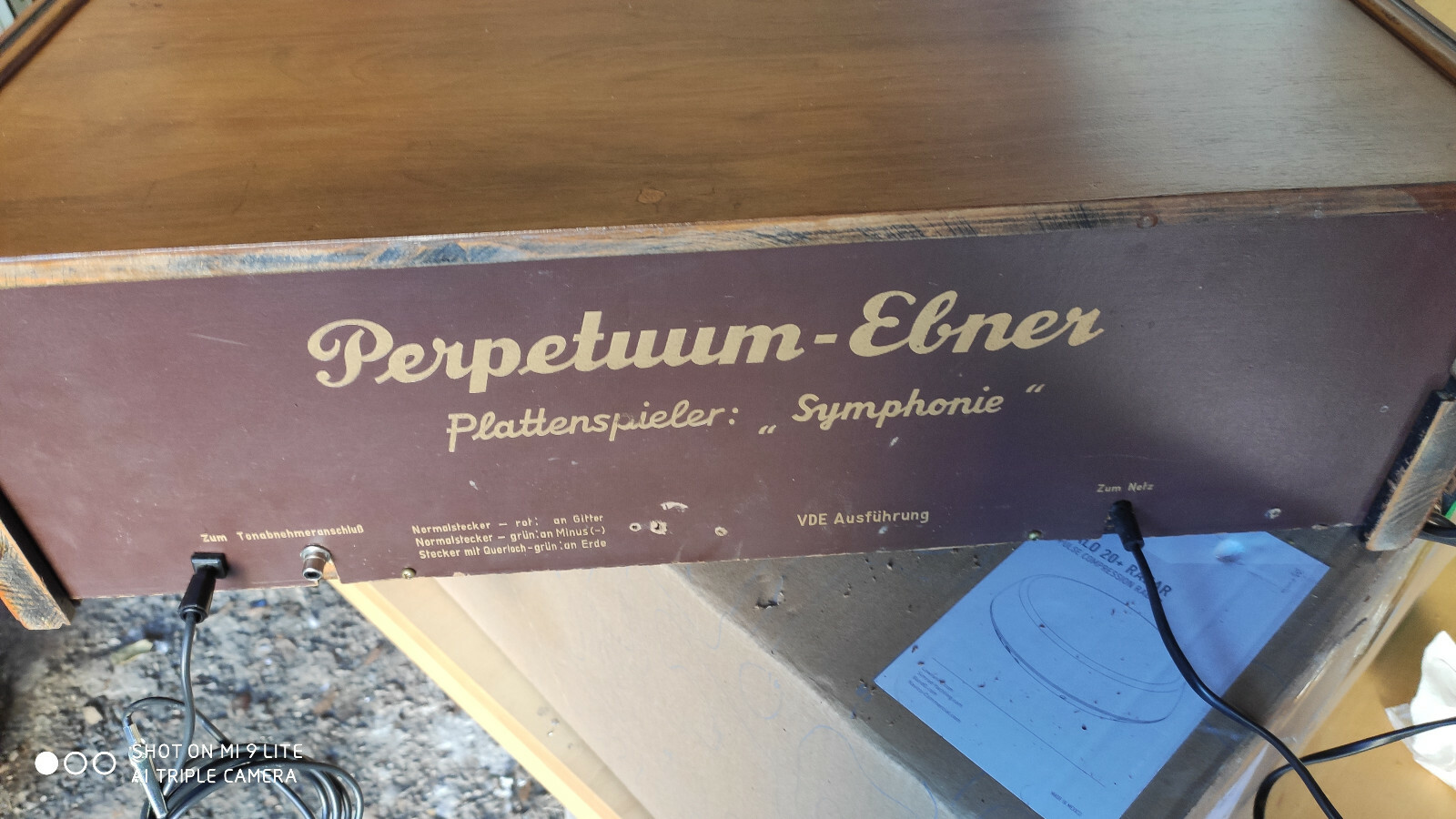 Platine tourne disque Perpetuum-Ebner PE Symphonie 3310-PE | eBay