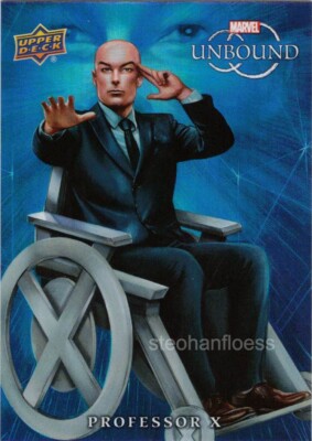 2022 Upper Deck Marvel Unbound #79 Professor X Charles Xavier Rainbow ...