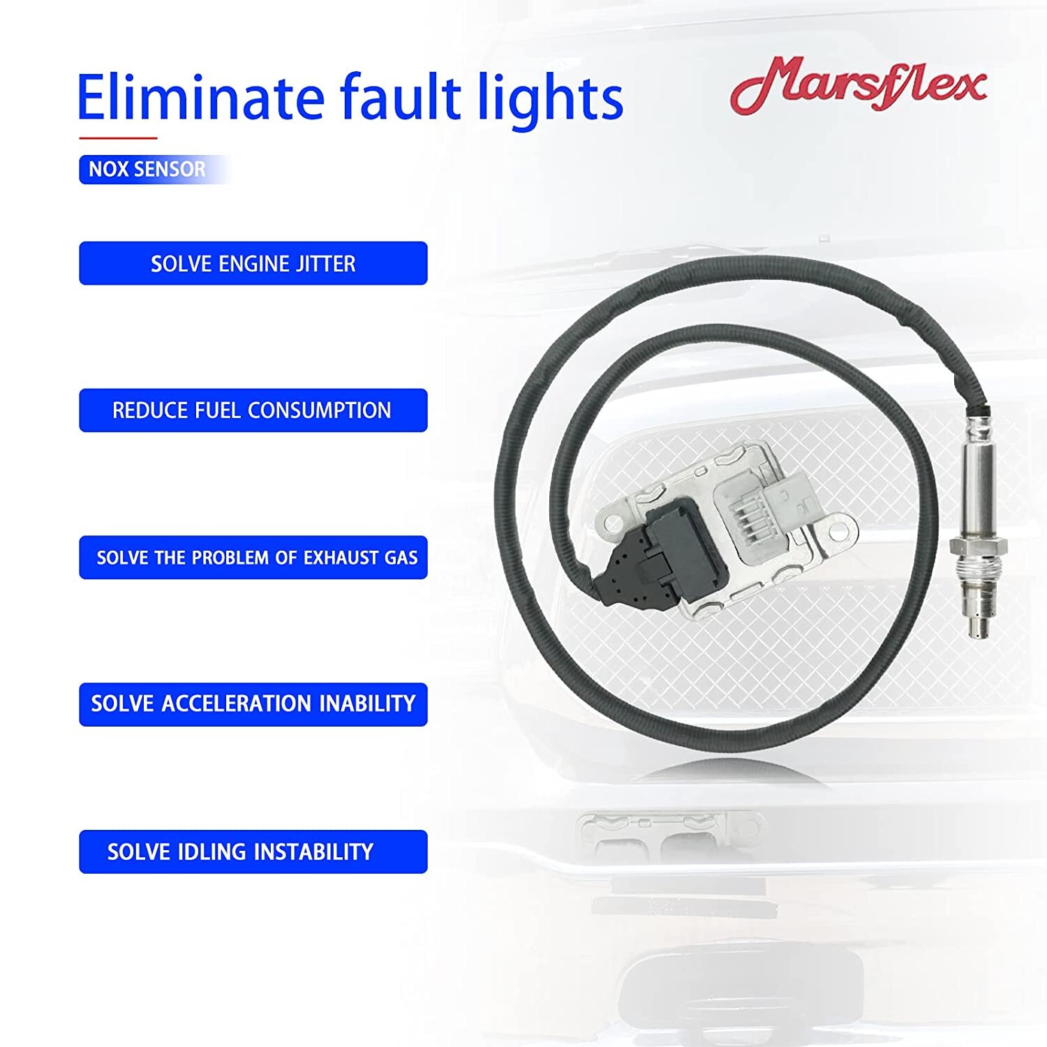 NOx Nitrogen Oxide Sensor Upstream For 2013-2018 Ram 2500 3500 4500 ...