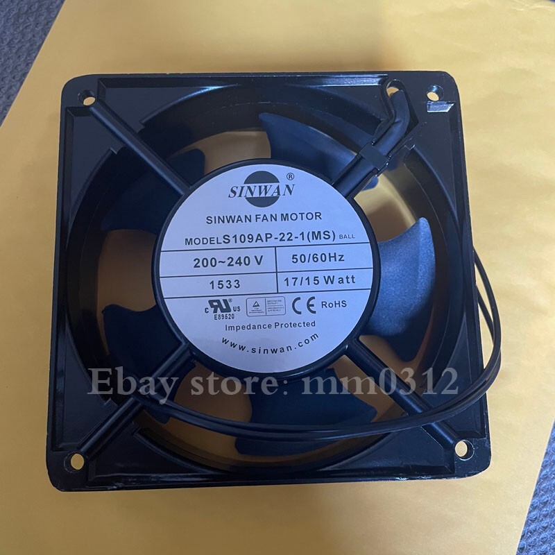 new SINWAN FAN MOTOR S109AP-22-1 (MS) 200-240V 50/60HZ 2-wire cooling fan | eBay