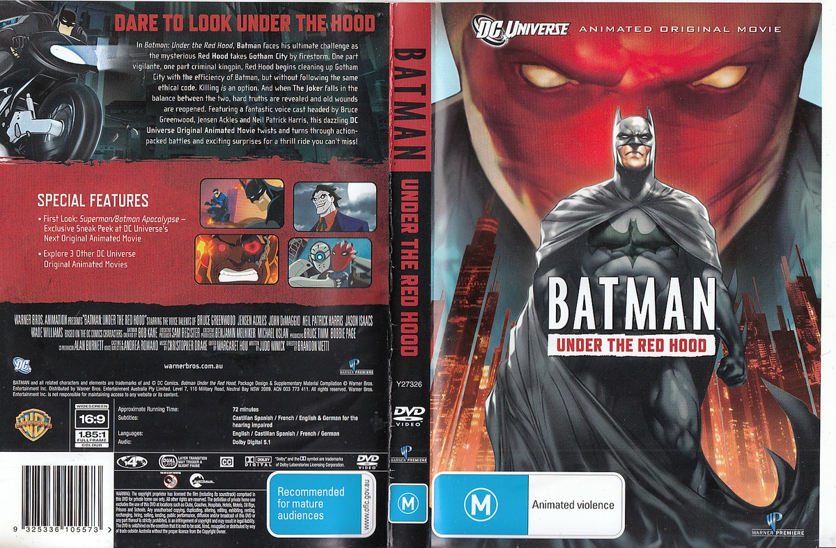 Batman Under The Red Hood 2010 Red Hood Batman