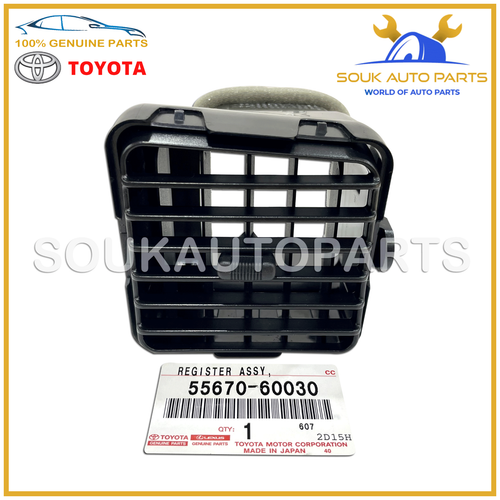 55670-60030 Genuine Toyota REGISTER ASSY, INSTRUMENT PANEL, NO.3 ...