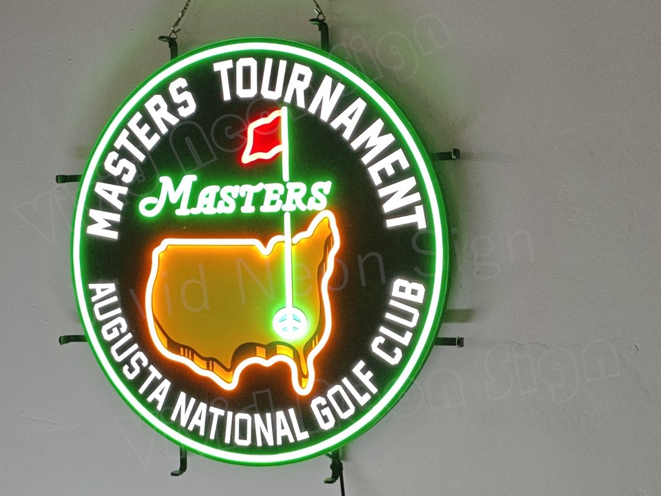 Masters Tournament Augusta National Golf 24" Vivid LED Neon Sign Lamp ...