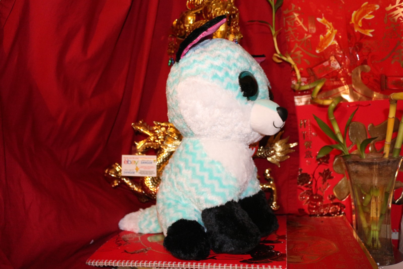 TY BEANIE BOOS PIPER~JUMBO FOX.17".CLAIRE'S EXCLUSIVE.2017.MWNMT.NICE ...