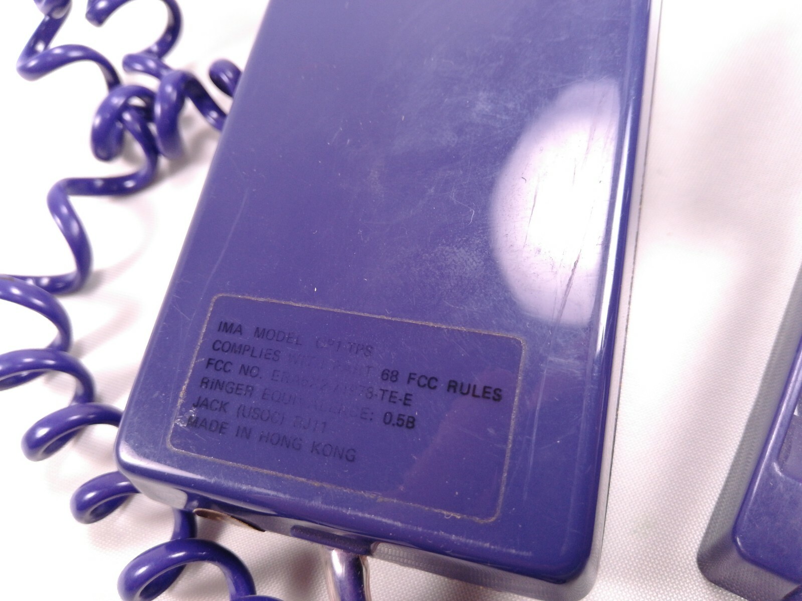 Purple Telephone Landline Vintage Free Ship | eBay