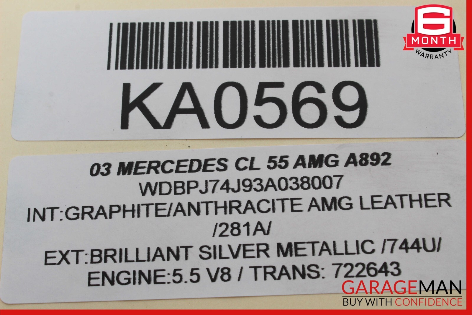 00-06 Mercedes W215 CL55 AMG ML500 Voice Phone Communication Control ...