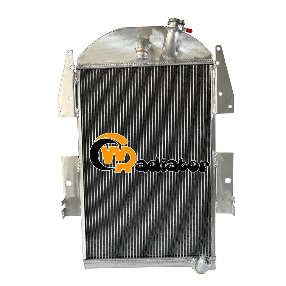 Aluminum Cooling Radiator Fit 1934-1936 Chevrolet Pickup Truck V6 AT ...