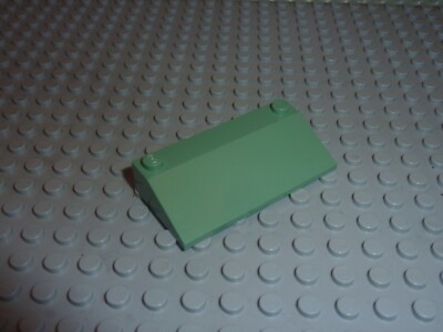 LEGO Sandgreen Slope 33 3x6 Inner Walls Ref 3939 Set 3431-1: Street ...