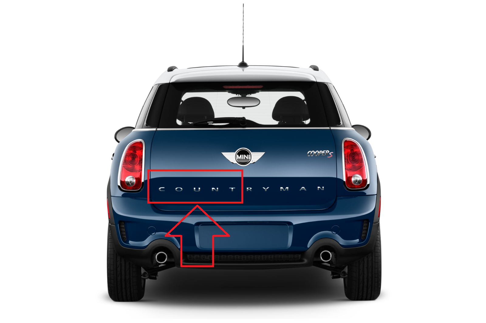 MINI NEW GENUINE COUNTRYMAN R60 BADGE EMBLEM STICKER SIGN COUNT 9811767 ...