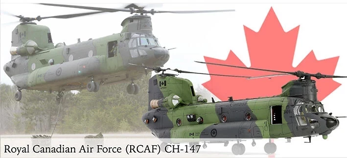 Canadian Chinook Helicopter
