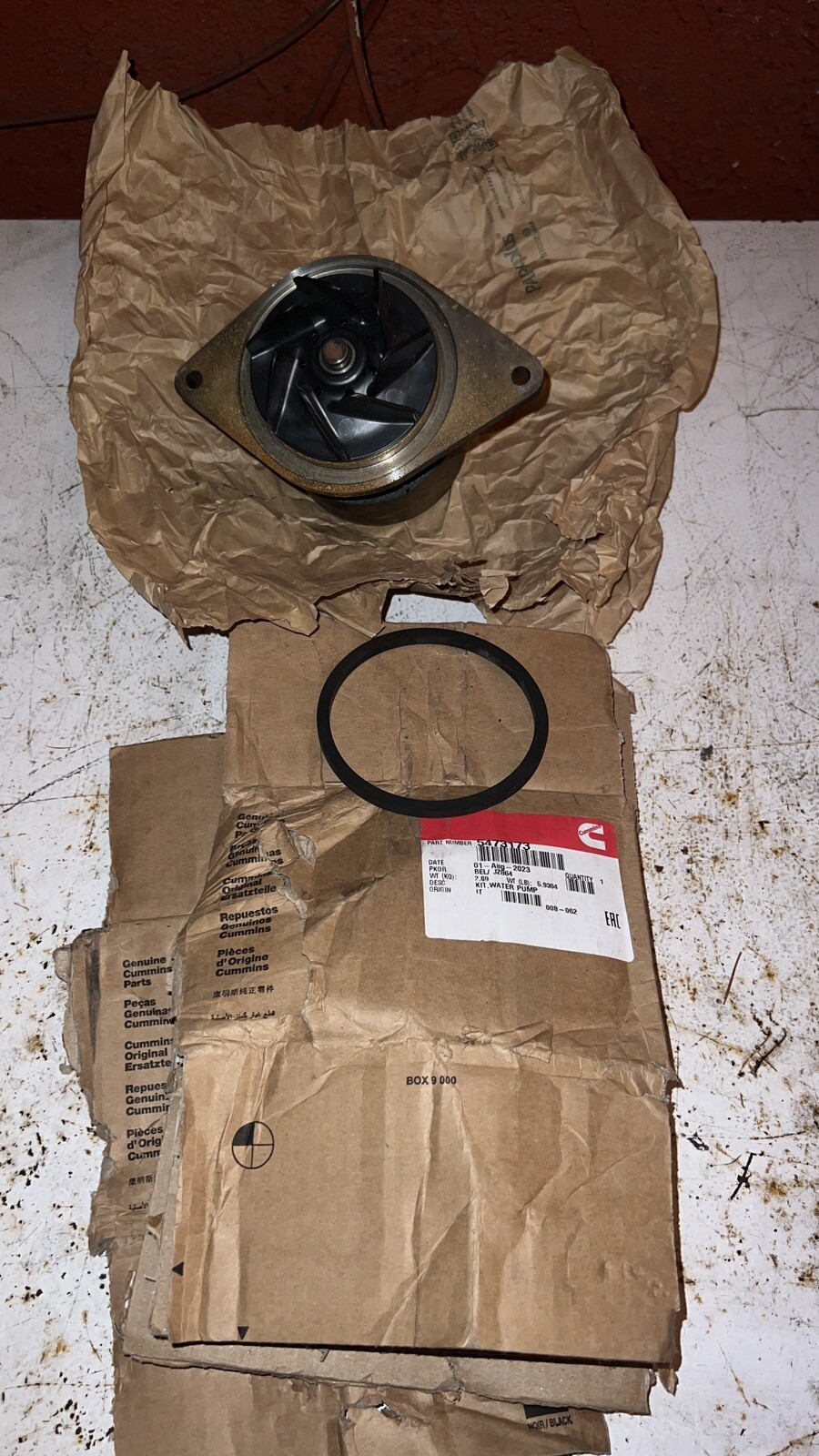 Genuine Cummins 5473173 Water Pump Kit 5313711 for sale online | eBay