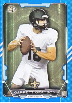 GARRETT GRAYSON 2015 BOWMAN " BLUE " ROOKIE /499 | eBay